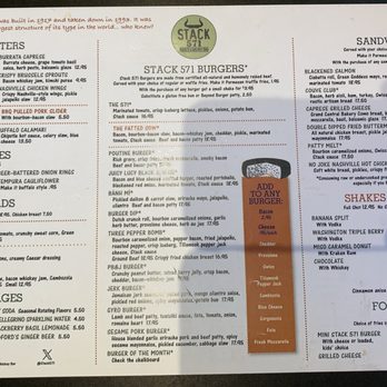 STACK 571 BURGER & WHISKY BAR - VANCOUVER - Updated January 2025 - 123 ...
