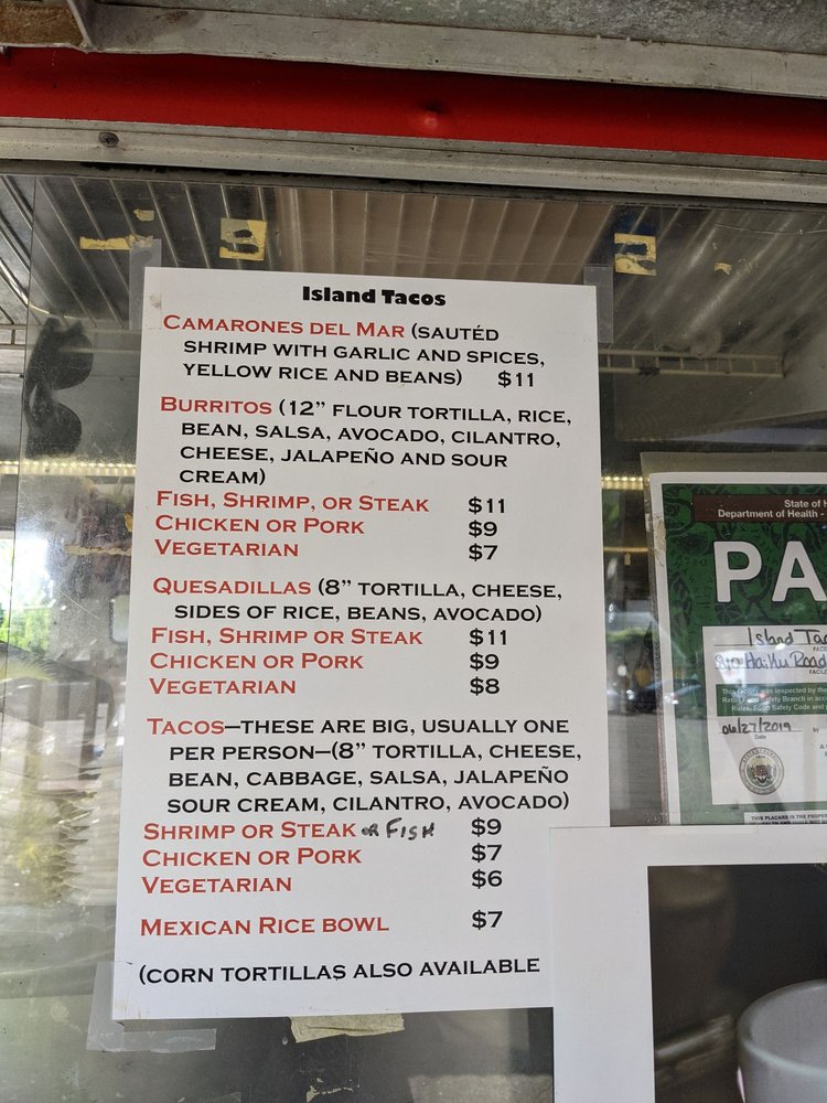 ISLAND TACO - Updated January 2025 - 19 Photos & 14 Reviews - 810 Haiku ...