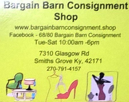 BARGAIN BARN CONSIGNMENT SHOP - Updated January 2026 - 7310 Glasgow Rd ...