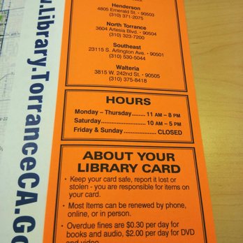 NORTH TORRANCE LIBRARY - Updated October 2025 - 17 Photos & 20 Reviews ...