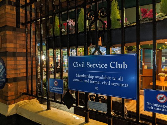 CIVIL SERVICE CLUB - Updated December 2025 - 13-15 Great Scotland Yard ...