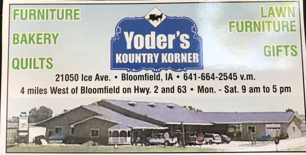 YODER’S KOUNTRY KORNER - Updated July 2025 - 18 Photos - 21050 Ice Ave ...