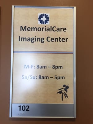 MEMORIAL CARE IMAGING CENTER - Updated November 2025 - 22 Reviews ...