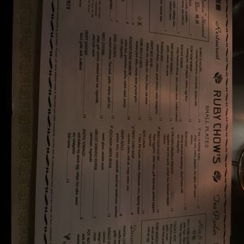 RUBY CHOW’S - Updated December 2024 - 1045 Photos & 382 Reviews - 620 ...