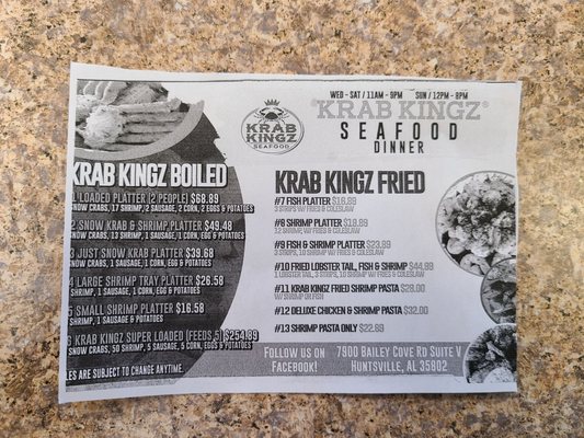 KRAB KINGZ - Updated August 2025 - 200 Oakwood Ave NE, Huntsville ...