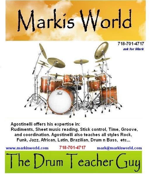 DRUM TEACHER GUY - MARKIS WORLD - Updated January 2025 - Buckeye ...