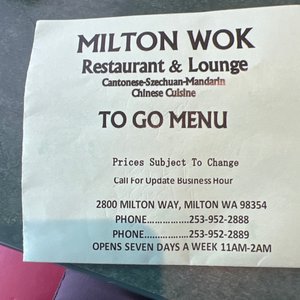 MILTON WOK - 46 Photos & 128 Reviews - 2800 Milton Way, Milton ...