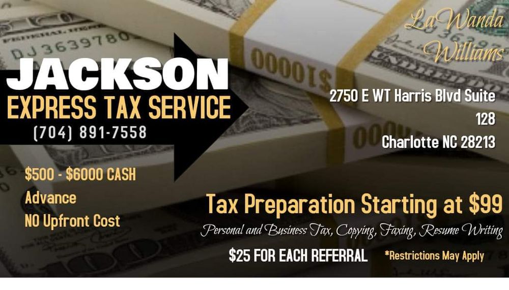 US TAX EXPRESS - Updated April 2024 - 2750 E Wt Harris Blvd, Charlotte ...