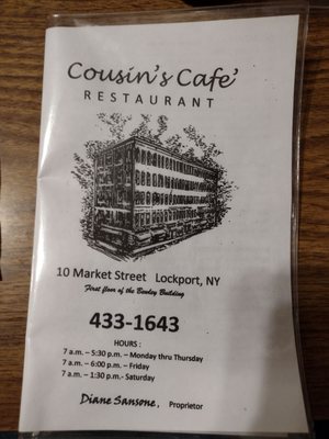 COUSINS CAFE - Updated August 2025 - 15 Photos & 17 Reviews - 20 Market ...