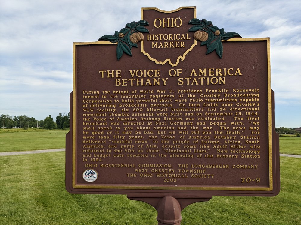 VOICE OF AMERICA BETHANY STATION HISTORICAL MARKER - Updated August ...