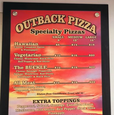 OUTBACK PIZZA - Updated February 2025 - 18 Photos & 31 Reviews - 1170 W ...