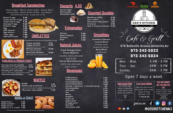 GEO’S KITCHEN - Updated December 2025 - 579 Belleville Ave, Belleville ...