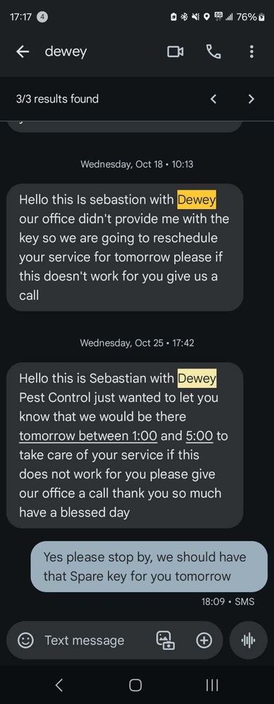 DEWEY PEST & TERMITE CONTROL - Updated December 2024 - 16 Photos & 75 ...