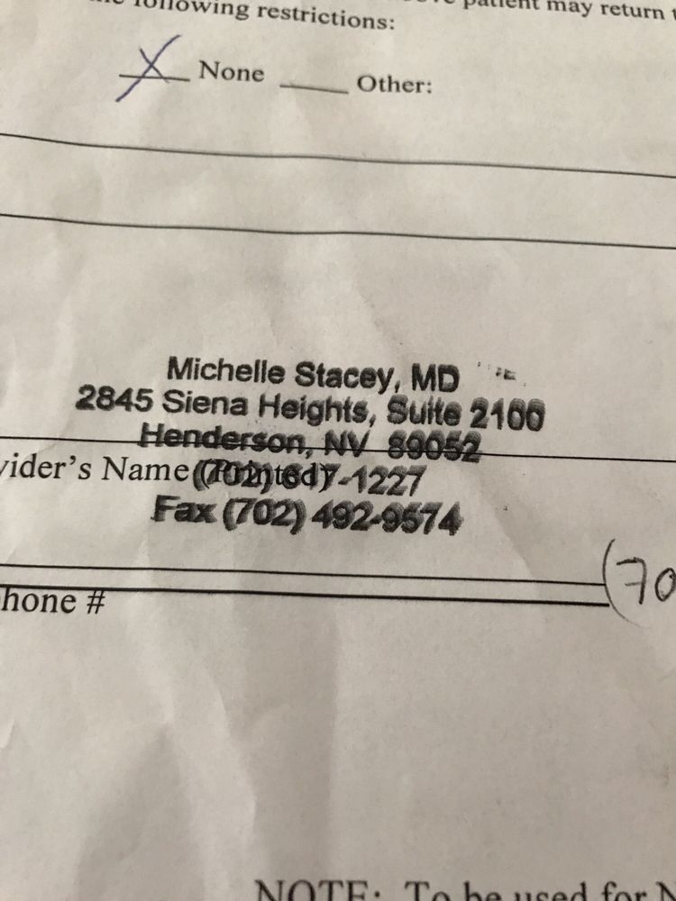 STACEY MICHELLE MD - Updated March 2026 - 1401 S Highway 160, Pahrump ...