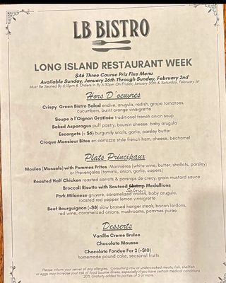 LB BISTRO - Updated October 2025 - 19 Photos & 30 Reviews - 150 East ...