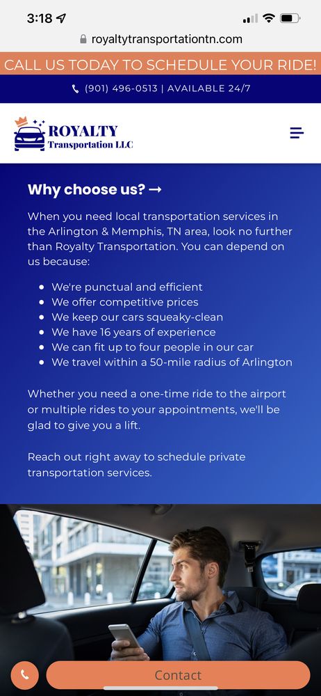 ROYALTY TRANSPORTATION - Updated May 2026 - Memphis, Tennessee ...