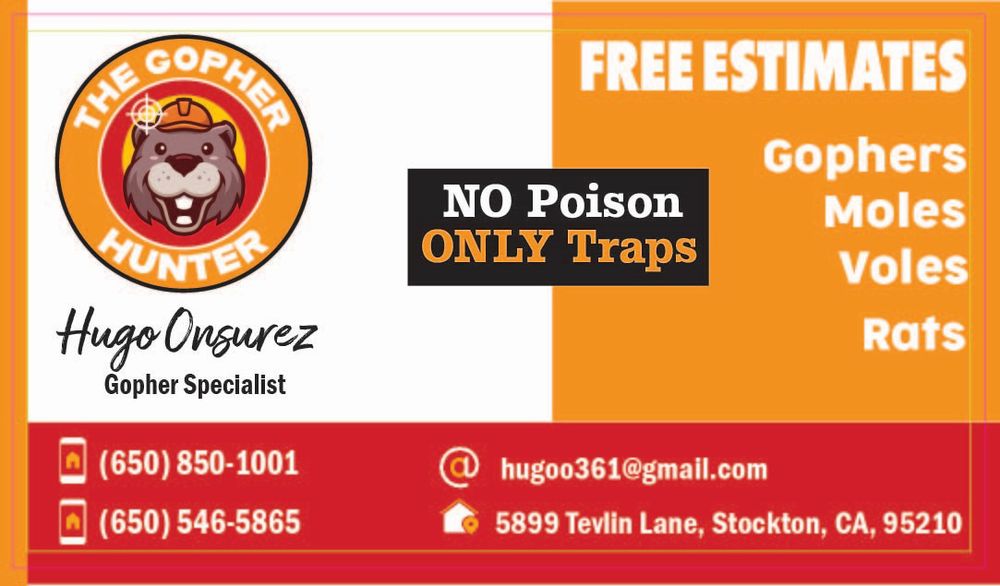 THE GOPHER HUNTER - Updated June 2024 - 5899 Tevlin Ln, Stockton ...