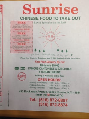 SUNRISE CHINESE KITCHEN - Updated December 2025 - 16 Reviews - 433 ...