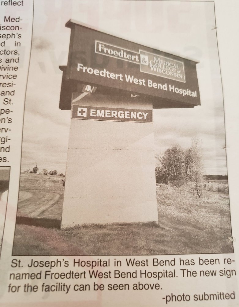Froedtert West Bend Hospital 14 Photos 3200 Pleasant Valley Rd West Bend Wisconsin