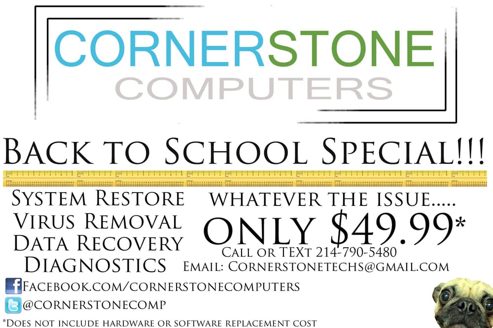 CORNERSTONE COMPUTERS - Updated April 2025 - 1422 Hickory Creek Ln ...