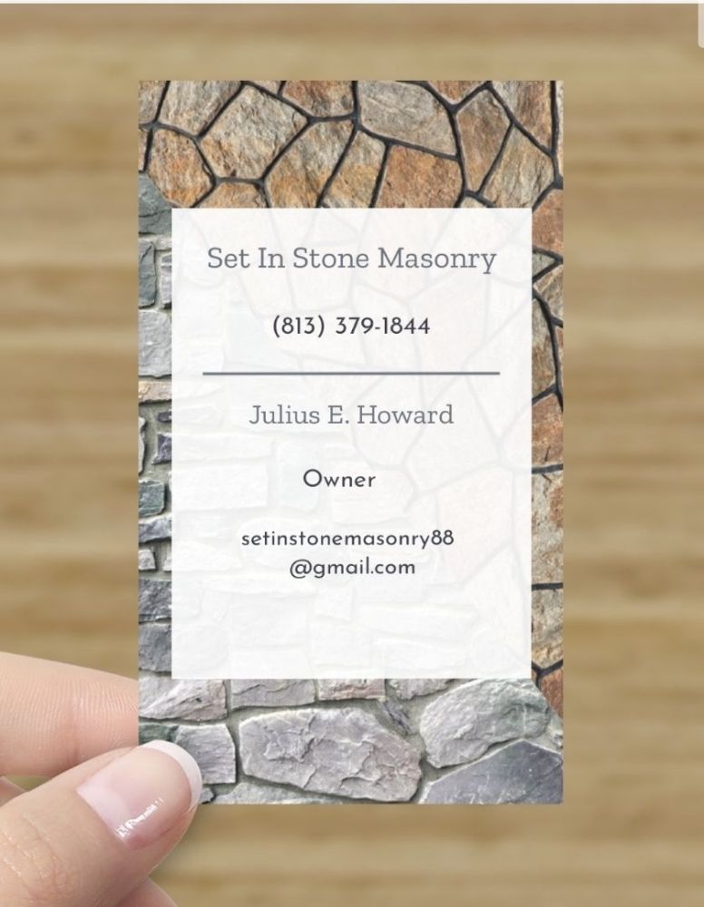SET IN STONE MASONRY - Updated May 2024 - Request a Quote - Sarasota ...