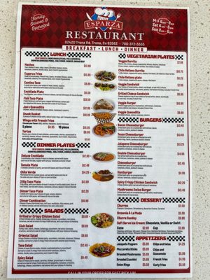 ESPARZA FAMILY RESTAURANT - Updated December 2025 - 14 Photos & 11 ...