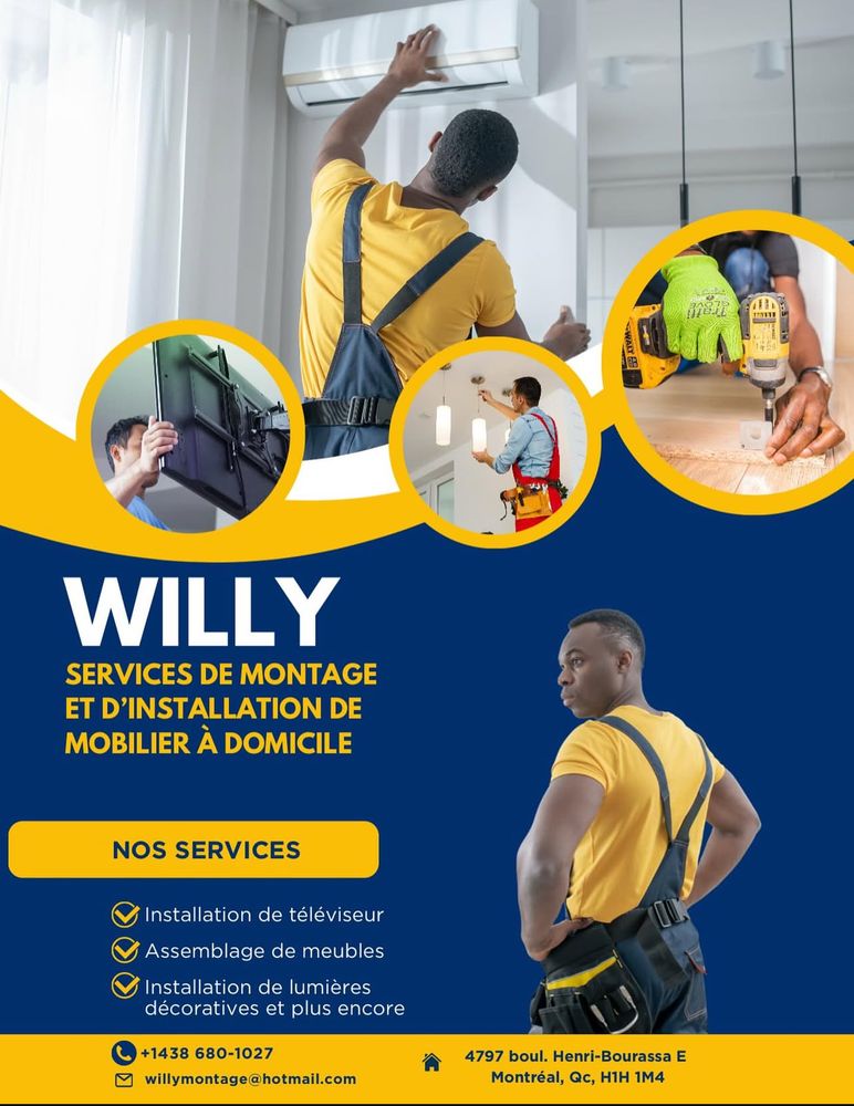 WILLY MONTAGE - Updated May 2026 - 4797 Boul Henri-Bourassa E, Montréal ...