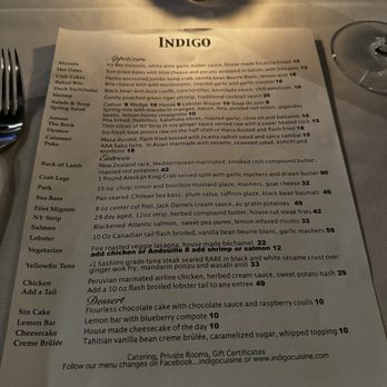 INDIGO RESTAURANT - Updated October 2025 - 86 Photos & 103 Reviews ...