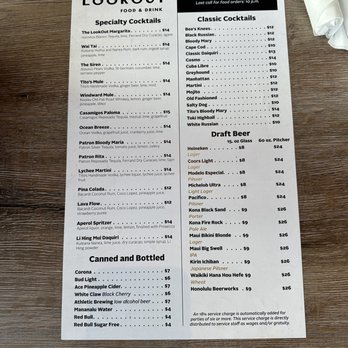 THE LOOKOUT FOOD & DRINK - Updated October 2025 - 468 Photos & 168 ...