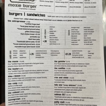 MOXIE BURGER - KENNESAW - Updated March 2025 - 62 Photos & 65 Reviews - 1600 Kennesaw Due W Rd ...
