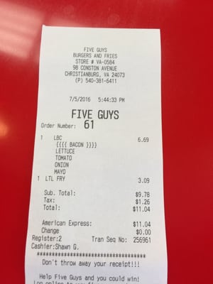 FIVE GUYS - Updated June 2024 - 21 Photos & 19 Reviews - 95 Conston Ave ...
