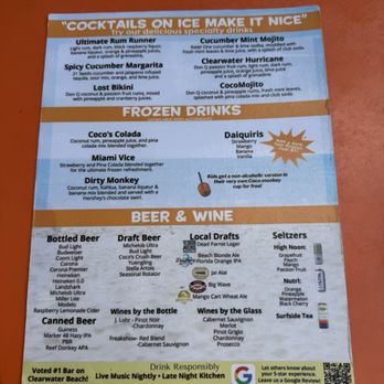 COCO’S CRUSH BAR AND GRILL - Updated December 2025 - 89 Photos & 95 ...