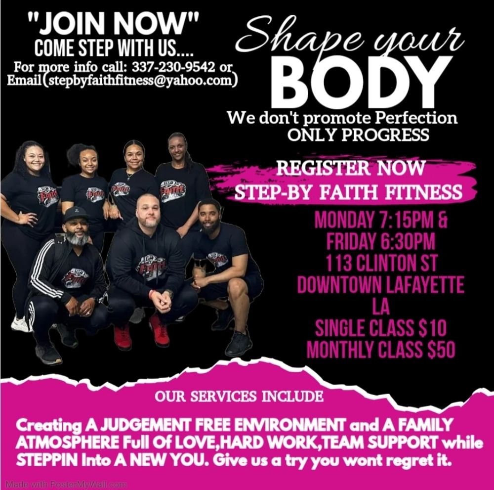 STEP BY FAITH FITNESS - Updated December 2025 - Lafayette, Louisiana ...