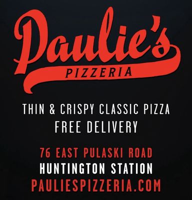PAULIE’S PIZZERIA - Updated August 2025 - 76 E Pulaski Rd, Huntington ...
