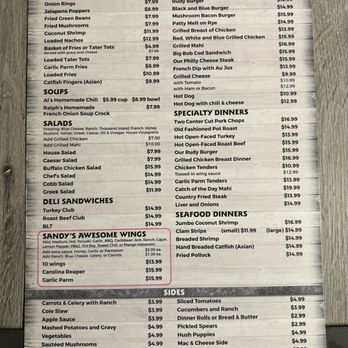 SANDY’S GRILLE - Updated December 2025 - 83 Photos & 85 Reviews - 171 ...