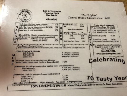 DAVIS BROS PIZZA INC - 27 Photos & 39 Reviews - 2402 E Washington St ...