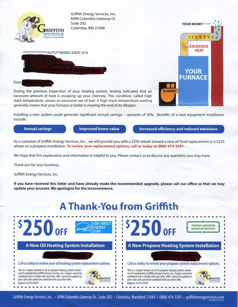 GRIFFITH ENERGY SERVICES - 43 Reviews - Heating & Air Conditioning/HVAC ...