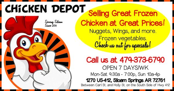 CHICKEN DEPOT - Updated December 2025 - 1270 Hwy 412 W, Siloam Springs ...
