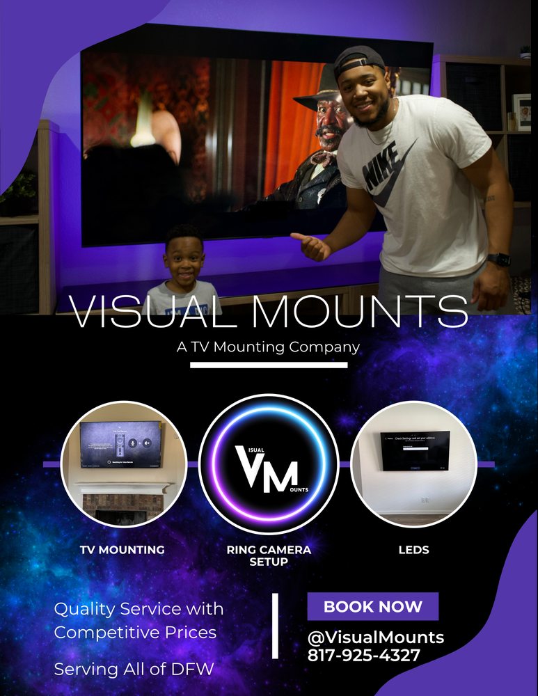 VISUAL MOUNTS - Updated February 2025 - Fort Worth, Texas - TV Mounting ...