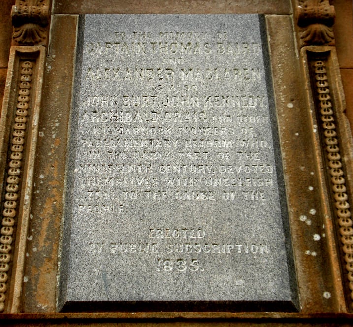 REFORMERS’ MONUMENT - Updated May 2026 - Kilmarnock, East Ayrshire ...