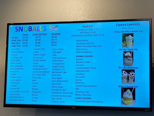 FLAVORS SNOBALLS & ICE CREAM - Updated October 2024 - 41 Photos & 45 ...