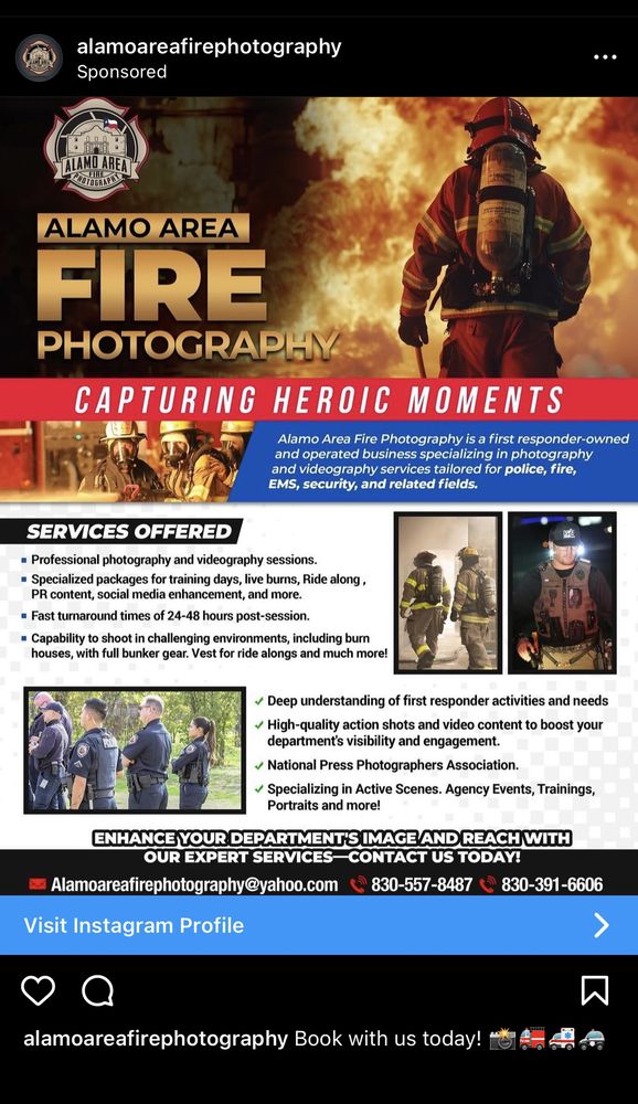 ALAMO AREA FIRE PHOTOGRAPHY - Updated October 2024 - Request a Quote - 10 Photos - Seguin, Texas ...