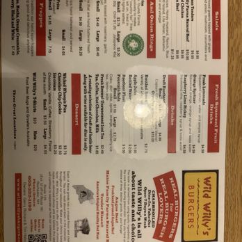 WILD WILLY’S BURGERS - Updated December 2025 - 117 Photos & 194 Reviews ...