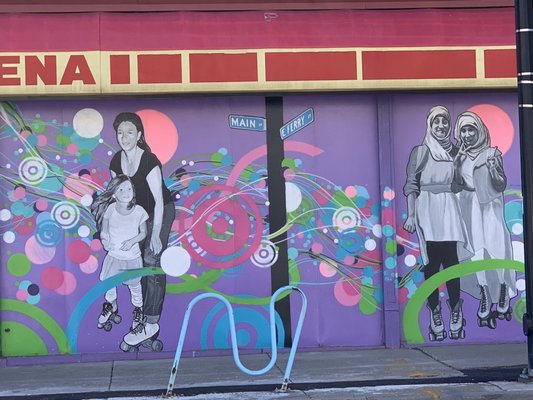 PUBLIC ART - SKATELAND ARENA MURAL - Public Art - 33 E Ferry St ...