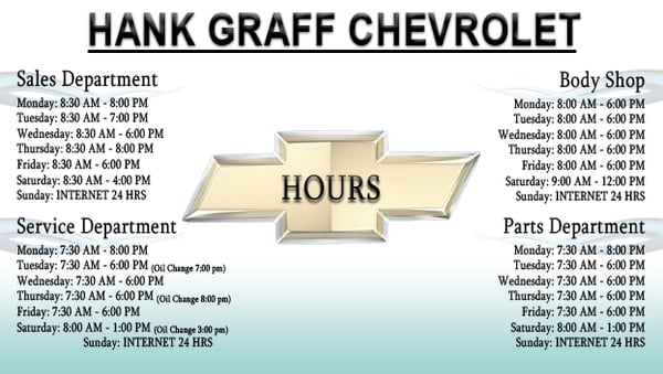HANK GRAFF CHEVROLET - Updated July 2025 - 24 Photos & 46 Reviews - 800 ...