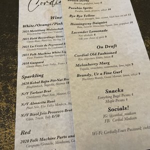 CORDIAL - 17 Photos & 10 Reviews - 516 S Park St, Madison, Wisconsin ...