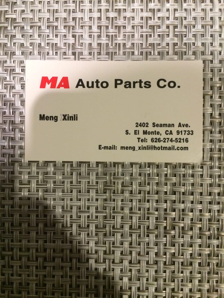 MA AUTO PARTS CO. - Updated August 2025 - 2402 Seaman Ave, South El ...