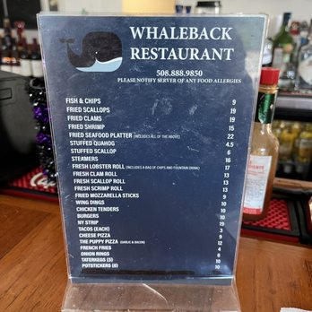 WHALEBACK RESTAURANT - Updated May 2025 - 104 Photos & 141 Reviews ...