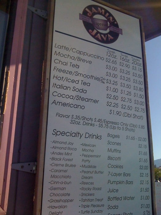 JAMIN JAVA DRIVE-THRU AND ESPRESSO - Updated September 2025 - 898 S ...