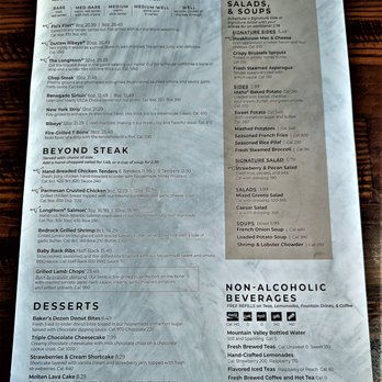 Longhorn steakhouse lunch menu store